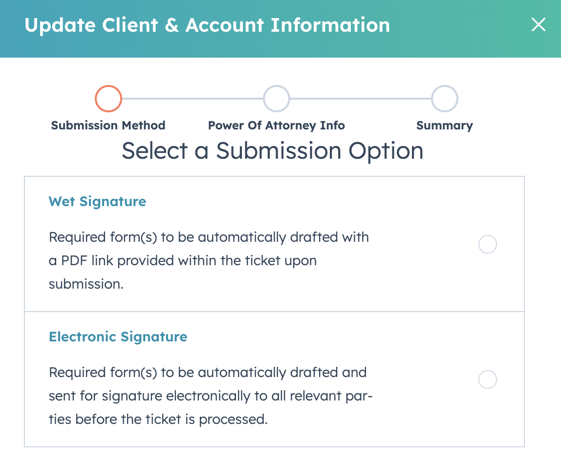 How to Submit a Update NR301 Form