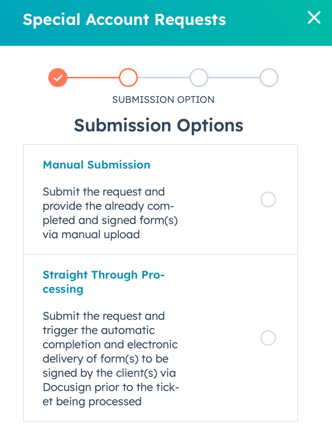 How to Initiate and Process a Client's Estate Request